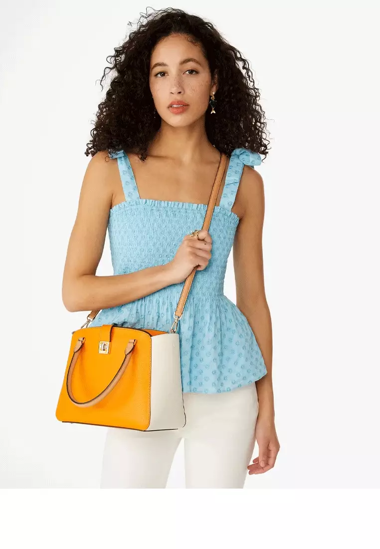 Buy Kate Spade Phoebe Colorblock Satchel 2026 Online | ZALORA Philippines