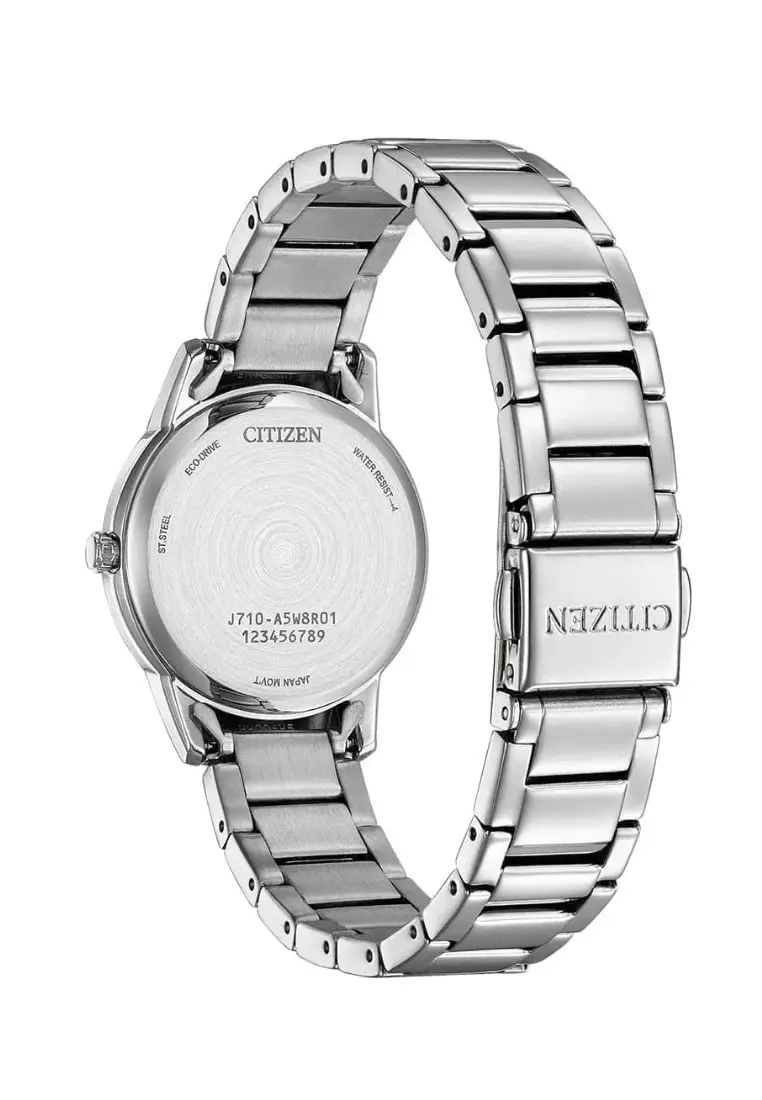 Buy Citizen Citizen Eco-Drive Blue Dial Silver Stainless Steel Strap Women Watch FE1241-71L 2025 ...