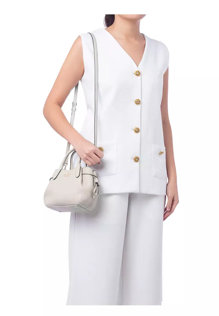Buy kate spade Dumpling Mini Satchel - Parchment White 2025 Online | ZALORA