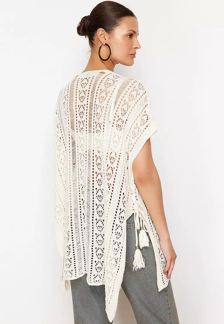 Buy Trendyol Open Lace Blouse 2025 Online | ZALORA Philippines