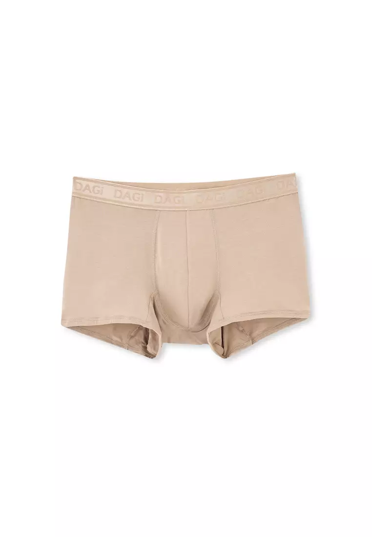 Buy DAGİ 2-Pack Beige-Indigo Basic Boxer, Regular Fit, Underwear for ...