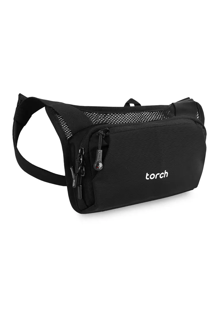 Jual TORCH.ID Torch Ran Black Sling Bag Original 2025 | ZALORA Indonesia