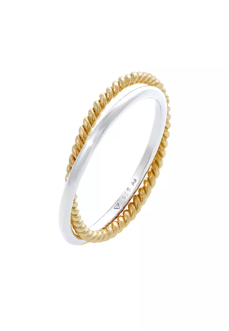 Jual Elli Jewelry Cincin Perhiasan Perak 925 Wanita Wrap Ring Classic ...