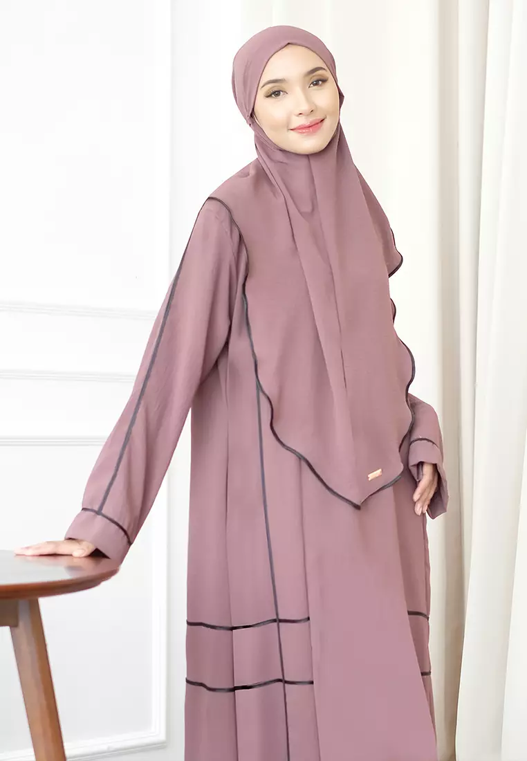Jual Lozy Hijab Haniya Abaya Set Sparrow Original 2024 | ZALORA Indonesia