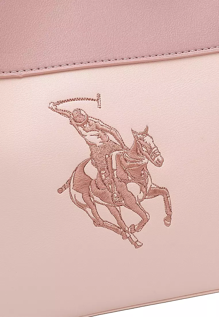 Buy Swiss Polo Top Handle Bag / Sling Bag / Crossbody Bag - Pink 2025 ...