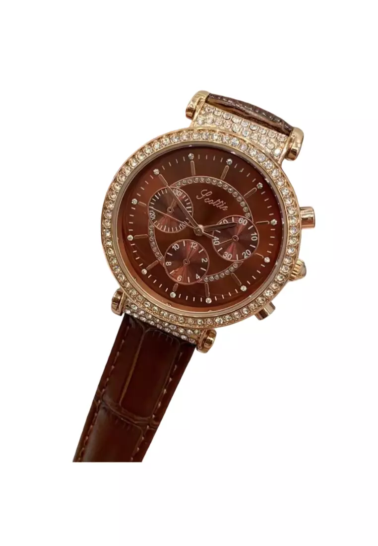 Buy OPCHIC Three-Eye Large Dial European And American Diamond-Studded ...