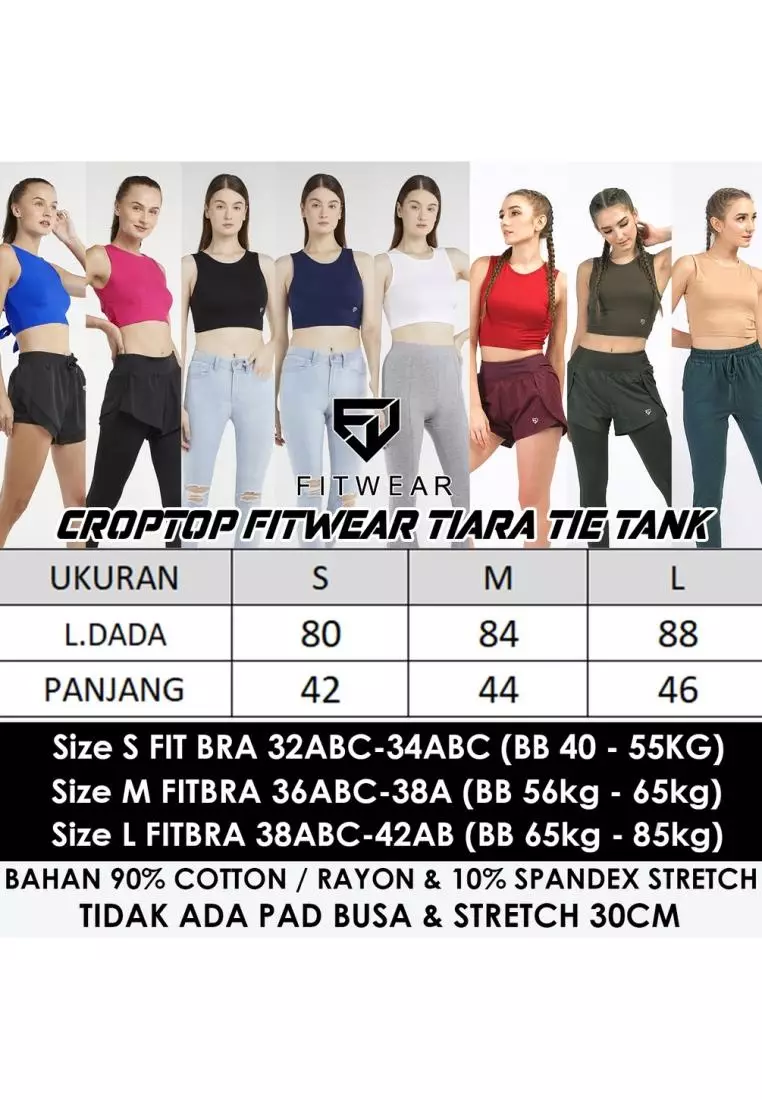 Jual FITWEAR FITWEAR - TIARA TIE TANK - MIDNIGHT BLUE Original 2025 ...