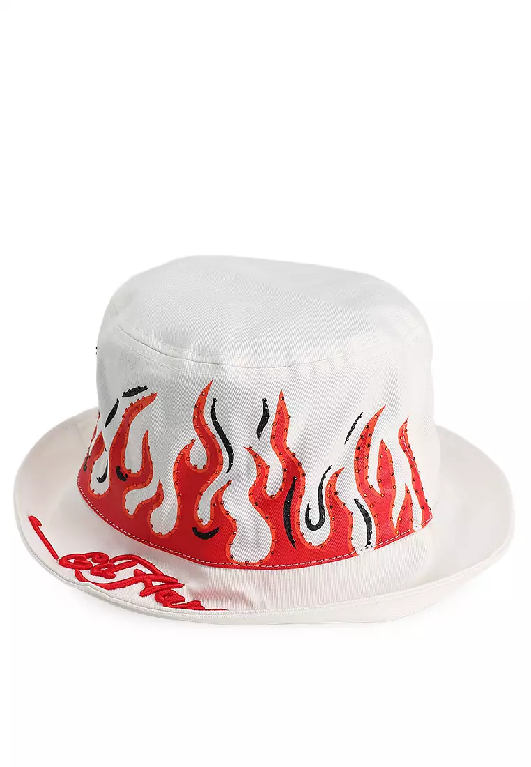 Buy Ed Hardy EH Roses & Skull - Bucket Hat Online | ZALORA Malaysia