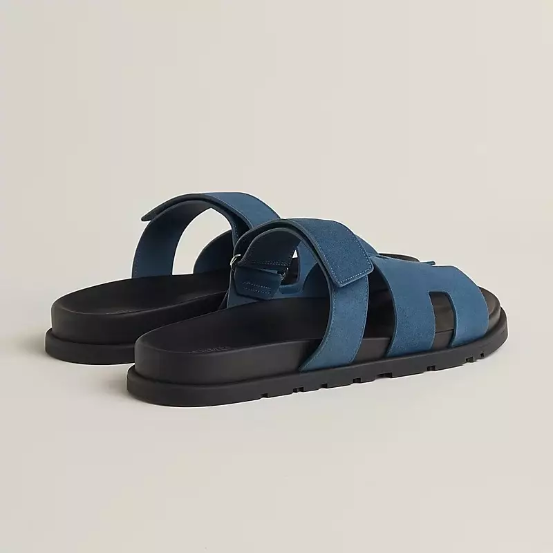 Jual Hermes Chypre sandal Bleu Turquin Size 42 Original 2025 | ZALORA ...