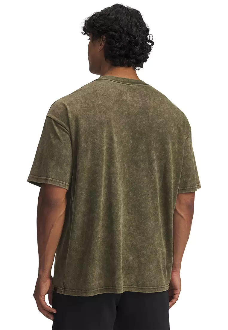 Buy Under Armour Project Rock Heavyweight Oversized Tee Online | ZALORA ...