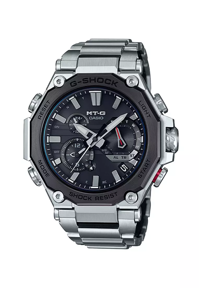 Jual G-shock Casio G-SHOCK Jam Tangan Pria - Silver Black - Stainless ...