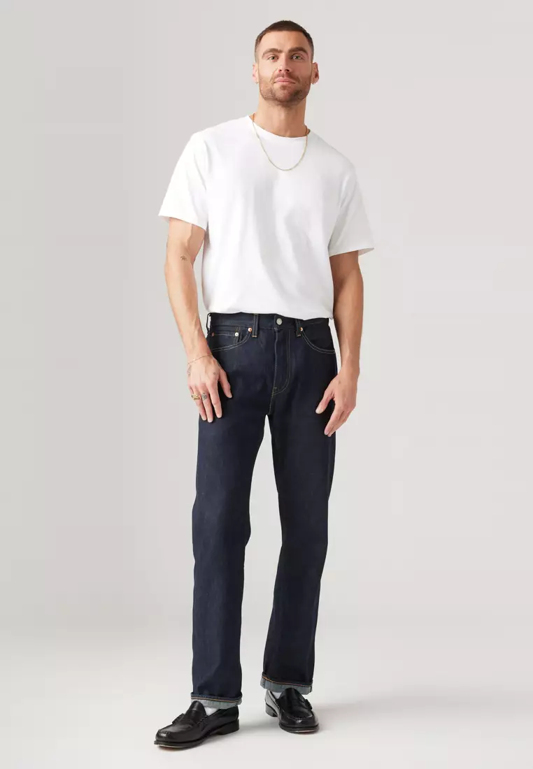 Buy Levi's Men's 505™ Regular Selvedge Jeans 00505-2976 2026 Online ...
