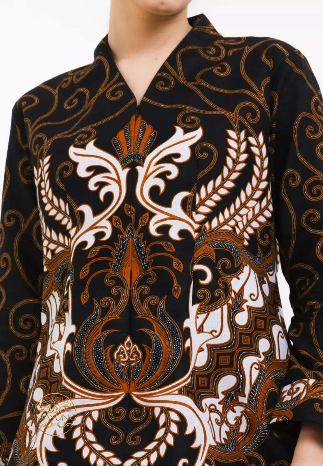 Jual Batik Mayung Blouse Batik Burangrang Premium Slimfit Elegant ...