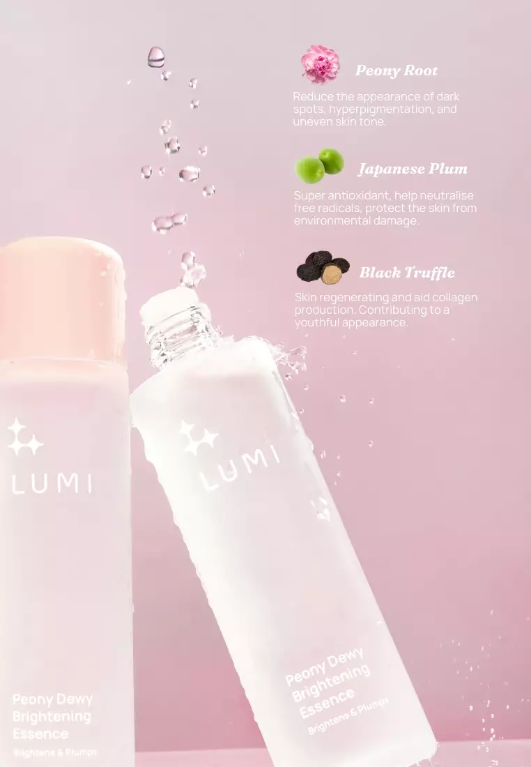 Buy Lumi Beauty LUMI Peony Dewy Brightening Essence (150ml) Online ...