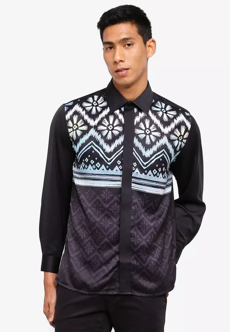 Buy Gene Martino Men's Batik Shirt 2025 Online | ZALORA Philippines