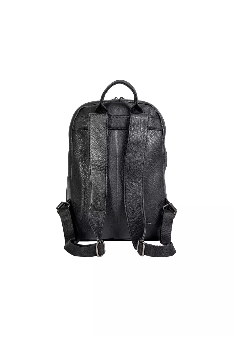 Jack Studio Unisex Grain Leather Travel Backpack BAI 40812 2025 | Buy ...