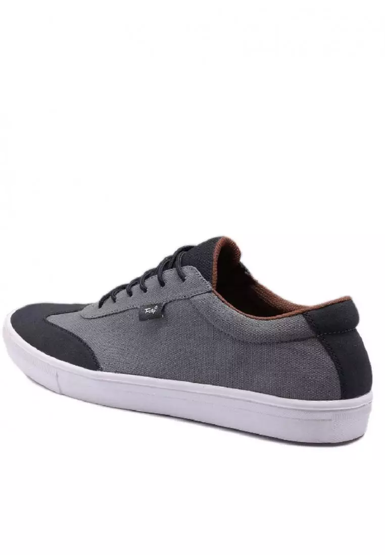 Jual Foot Step Sepatu Sneakers Pria Footstep Footwear - Atom Grey Black ...