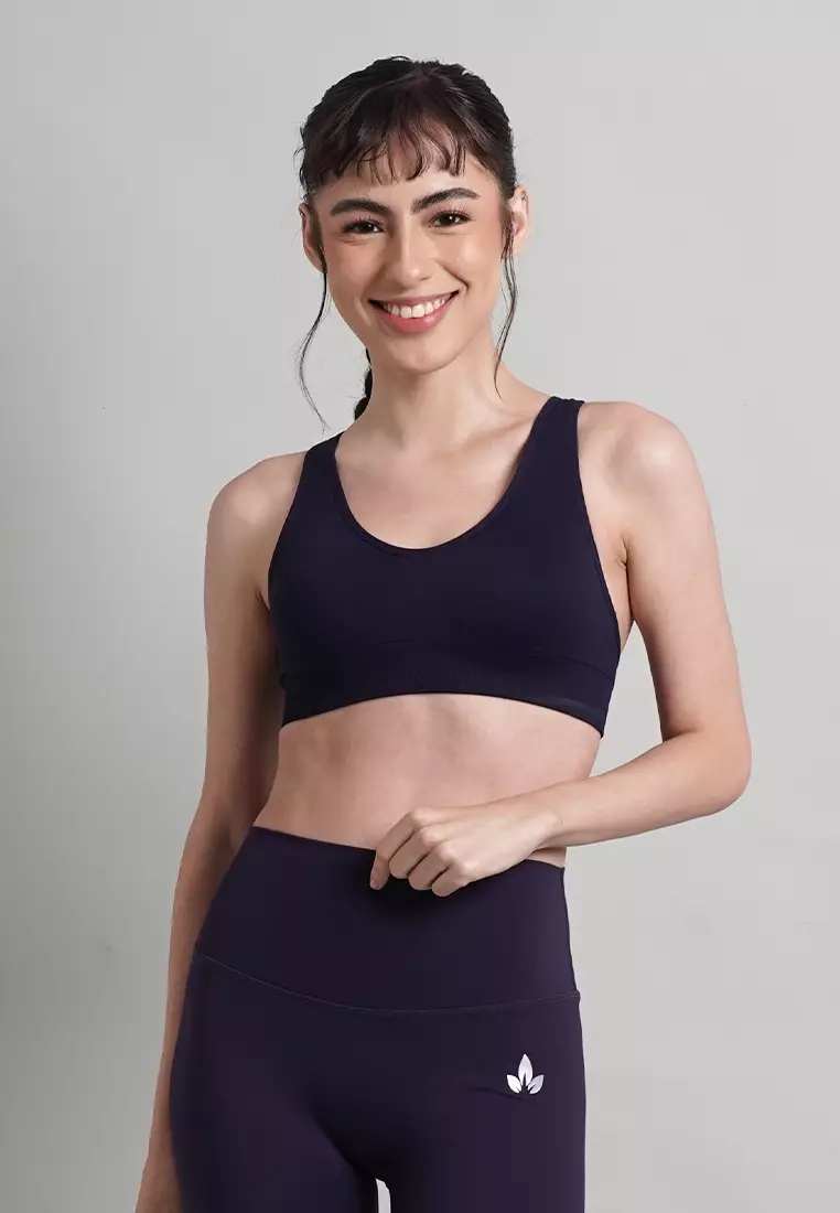 Buy Lotus Activewear Core Collection: Padded Freedom Seamless Sports Bra 2025 Online | ZALORA ...