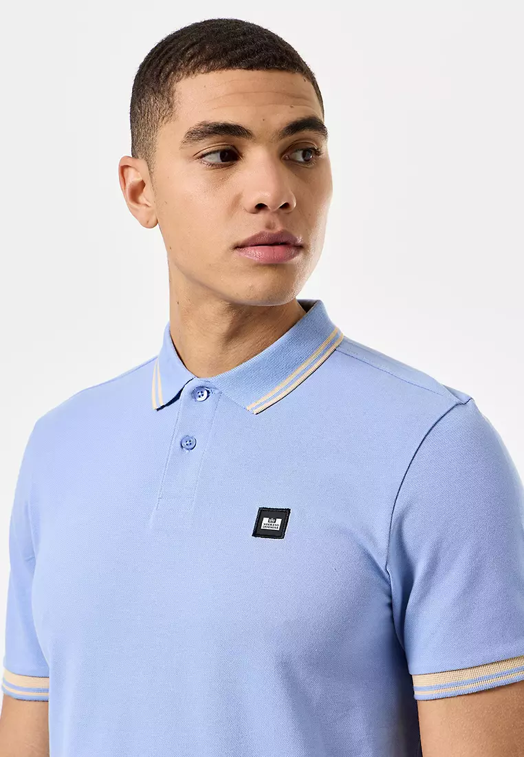 Buy Weekend Offender MENS CORNFLOWER/PALE LEMON LEVANTO POLO WITH ...