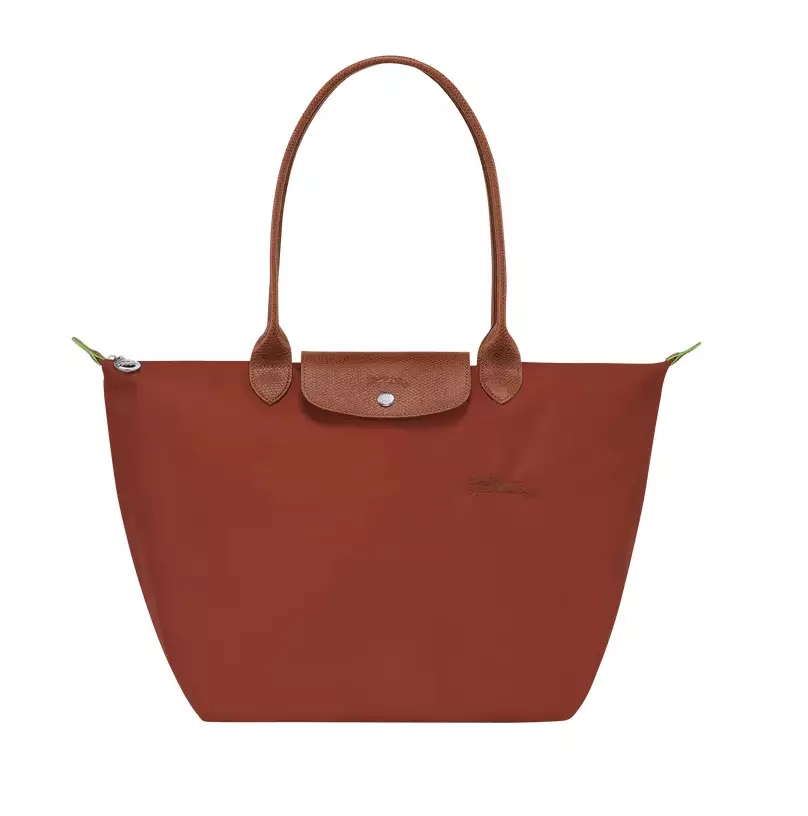 Jual Longchamp Longchamp Le Pliage Green Large (L) Tote bag Chestnut ...