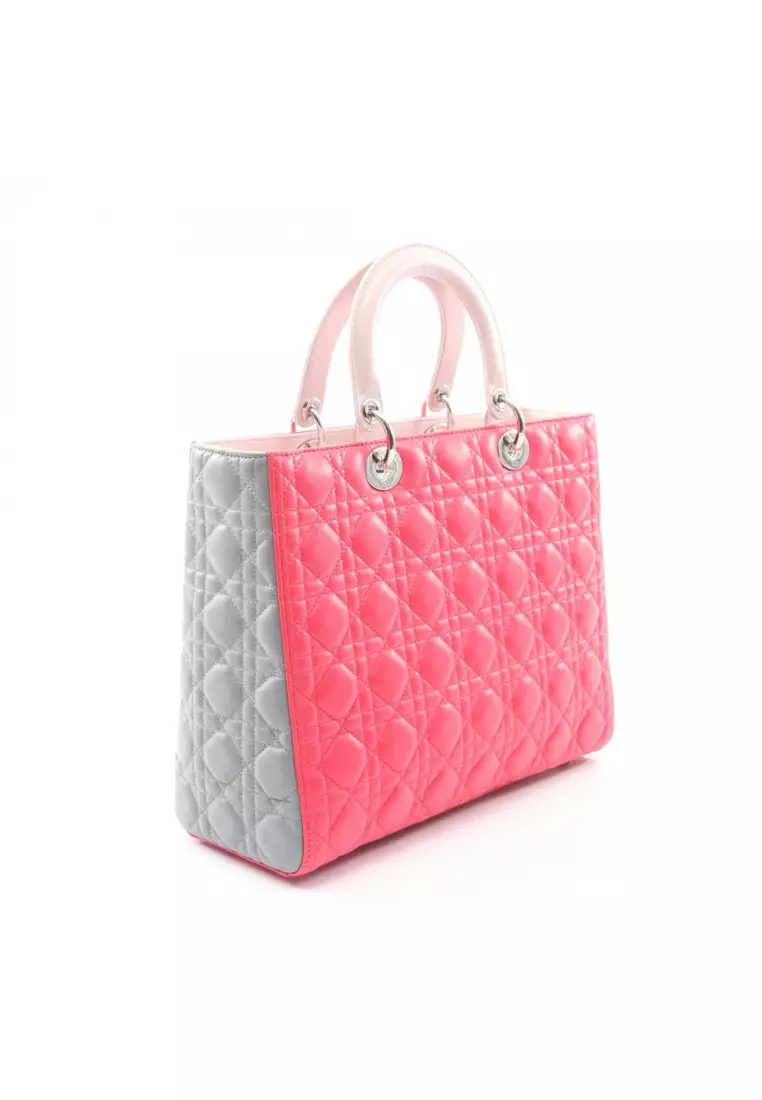 Buy Christian Dior Pre-Loved Christian Dior lady dior Large Canage ...