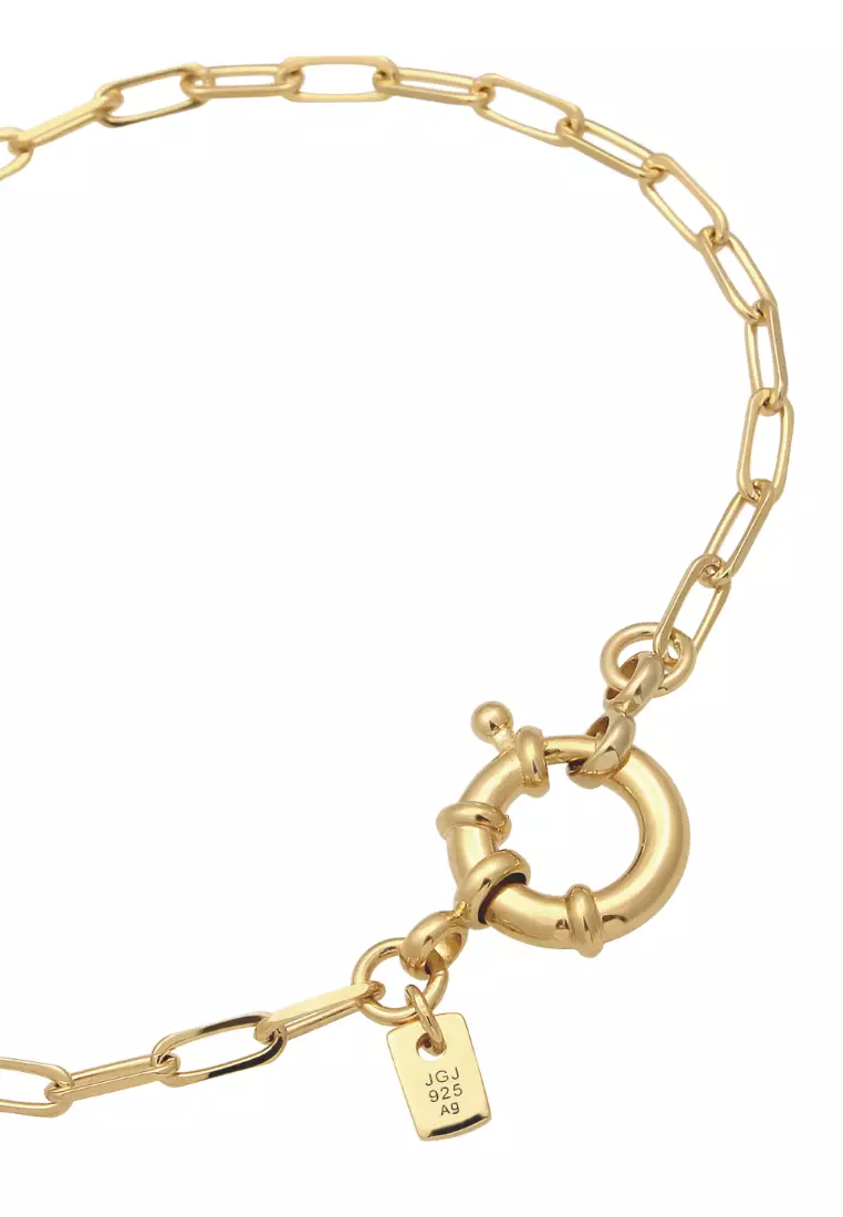 Buy Kuzzoi Bracelet Men Link Chain Gold Plated 2026 Online | ZALORA