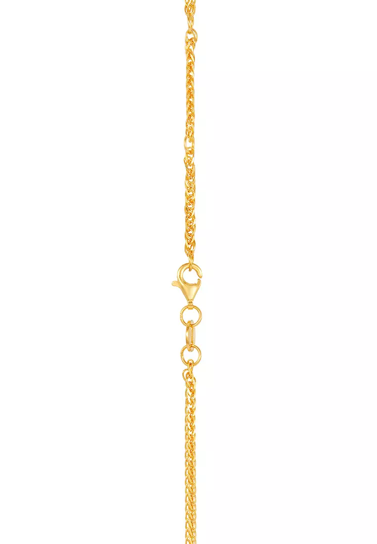 Buy HABIB HABIB 999/24K Yellow Gold Necklace WWGC1191123 Online ...