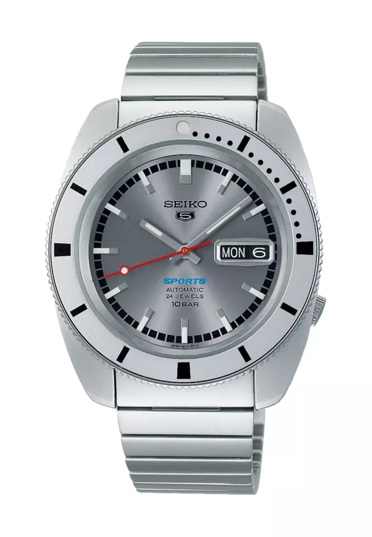 Buy Seiko Seiko 5 Sports ‘Ash Blue’ 1968 Heritage Design Re-creation ...