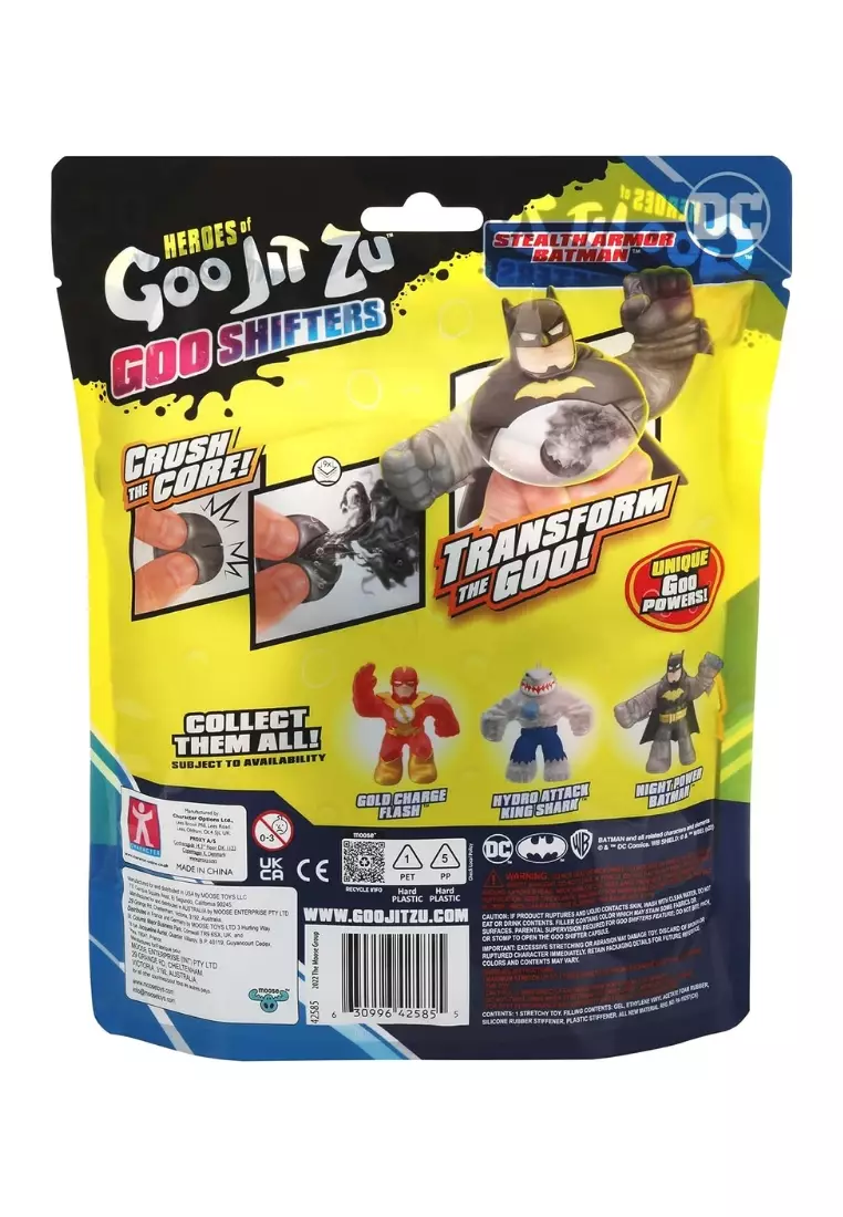 Buy Hero’s of Goo Jit Zu Heroes of Goo Jit Zu Goo Shifters DC Super Hero Stretchy Action Figure ...