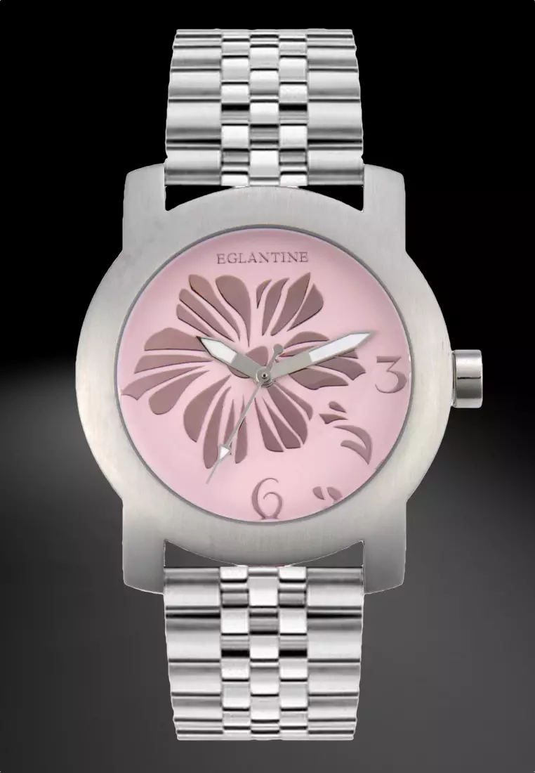 Buy EGLANTINE Bauhinia Ladies Steel Quartz Watch on Steel Bracelet 2025 ...
