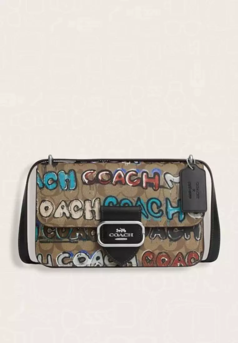 Jual Coach Coach X Mint + Serf Large Morgan Square Crossbody In ...