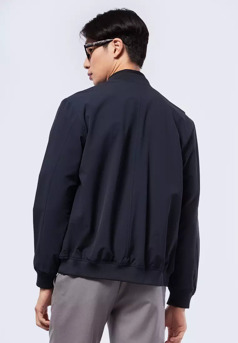 Jual Executive Slim Fit Bomber Jacket Original 2024 | ZALORA Indonesia