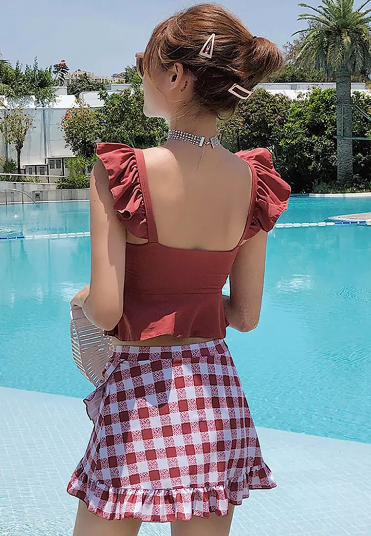 LYCKA LMN2020 Korean Lady Bikini Swimwear Red 2025 | Buy LYCKA Online ...