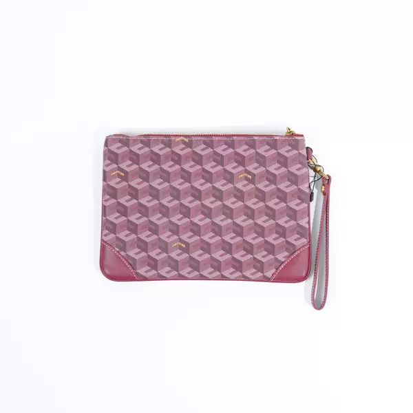 Jual Christy Ng Tas CHRISTY NG LEANDRO MONOGRAM PATTERN BURGUNDY CLUTCH ...