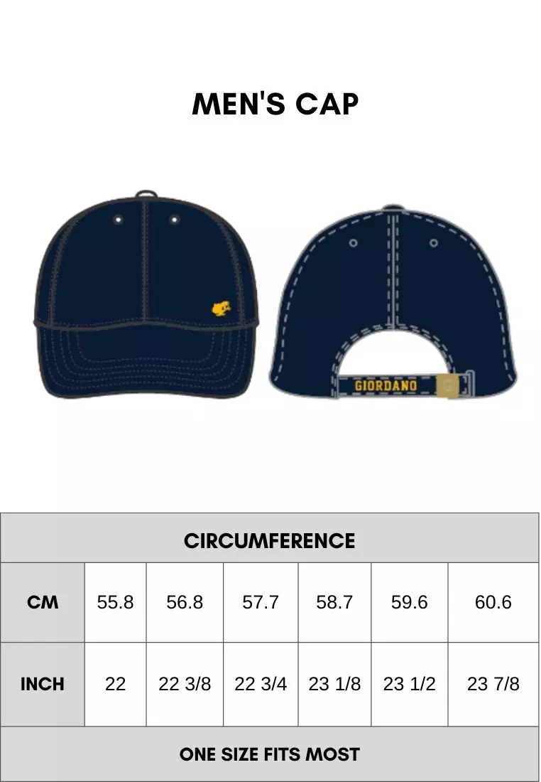 men's baseball hat sizes