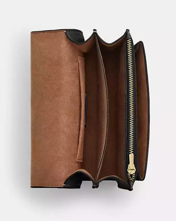 Jual Coach Mini Klare Crossbody Bag In Signature Canvas Gold/Walnut ...