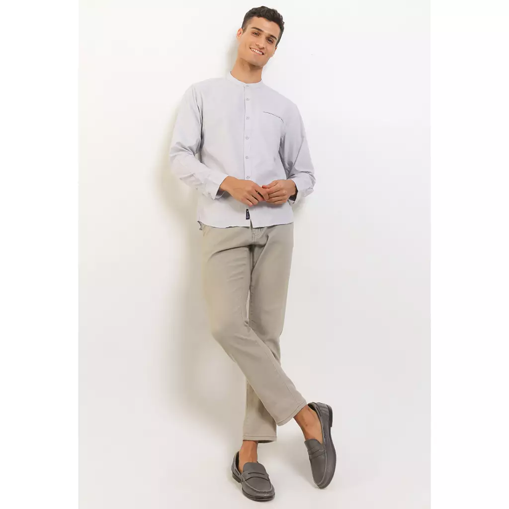 Jual TRIPLE TRIPLE Kemeja Lengan Panjang Slim Fit (LS MC 502) Original ...