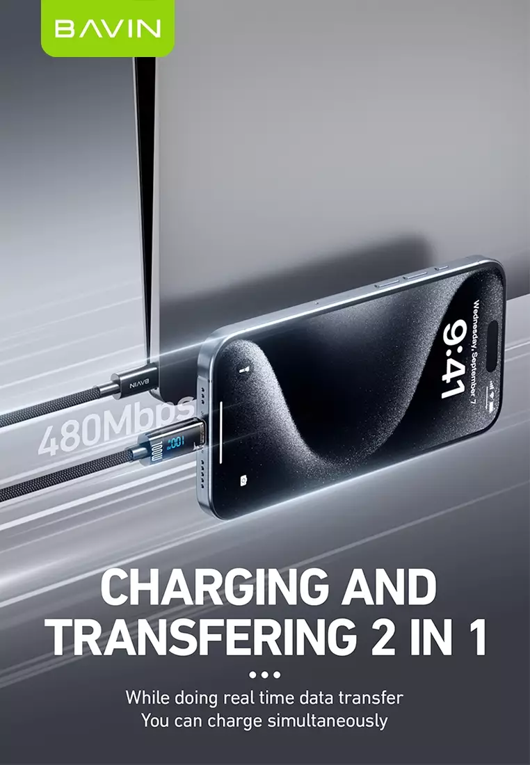 Buy BAVIN CB309 18W USB To iPh Fast Charging Data Transfer Cable Widely ...