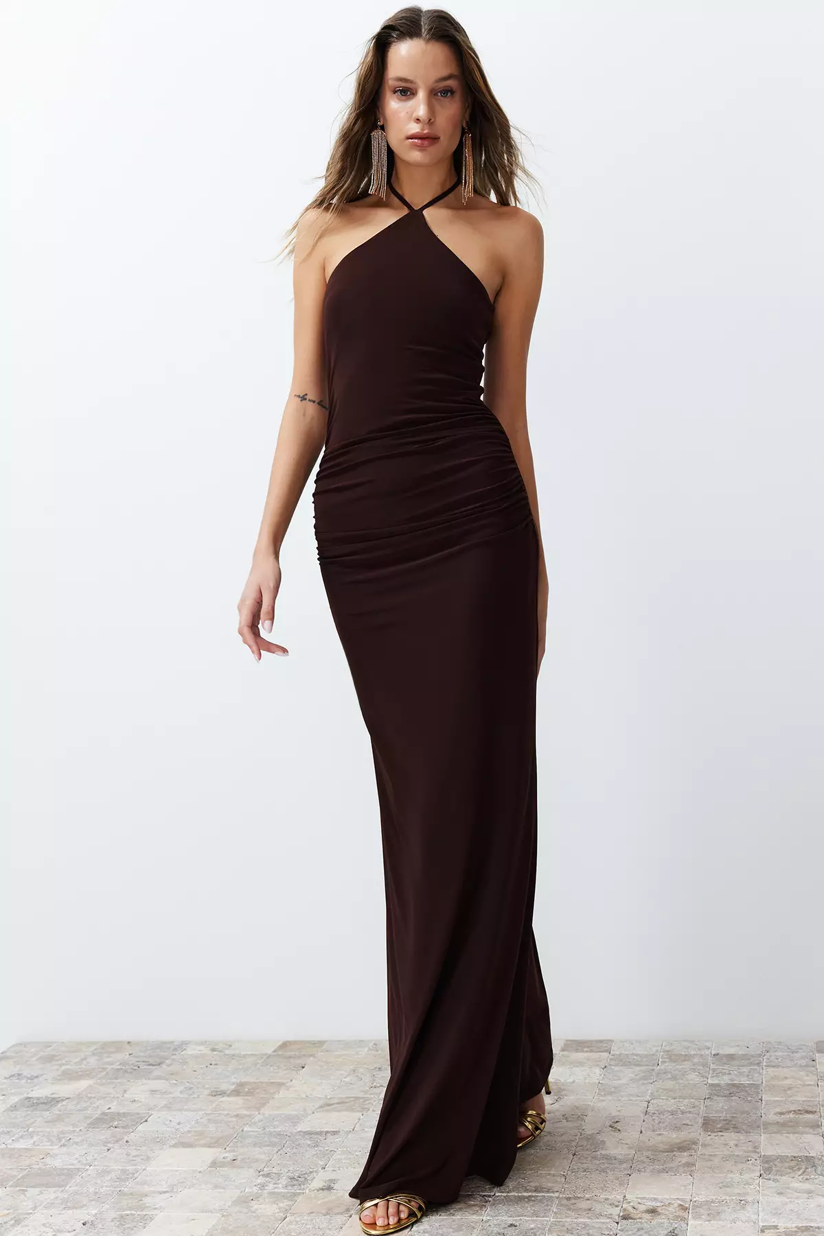 Buy Trendyol Knitted Maxi Dress 2026 Online | ZALORA Philippines