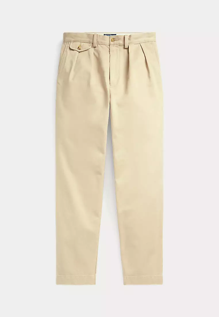 Buy Polo Ralph Lauren Whitman Relaxed Fit Pleated Chino Pant 2026 ...