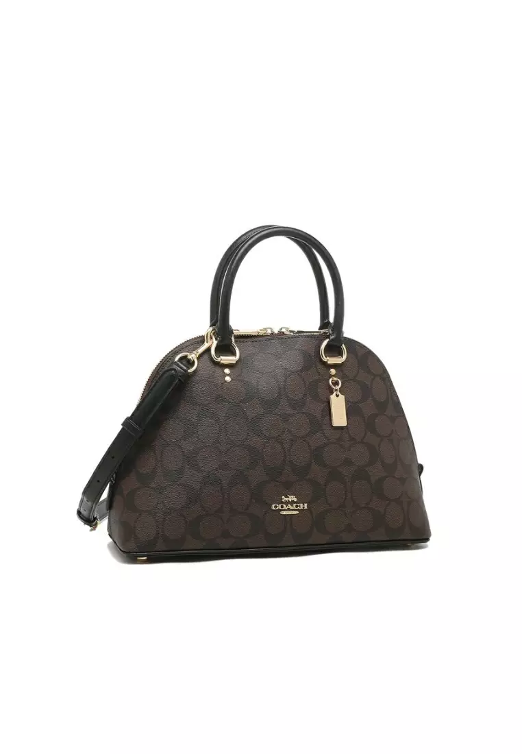Buy Coach Coach Katy Satchel In Signature Canvas (2558) - IM /BROWN ...