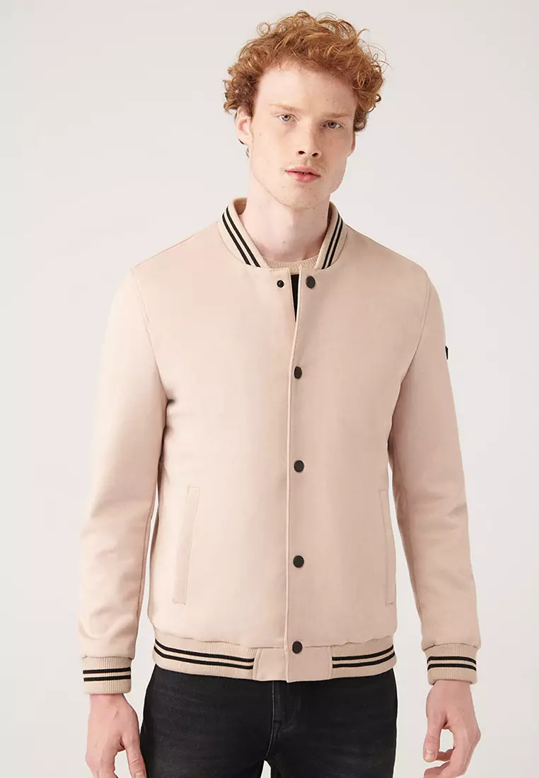 Buy Avva Striped Detail Bomber Jacket Online | ZALORA Malaysia