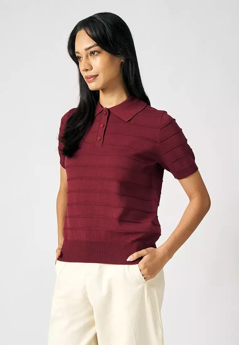 Buy MEMO Textured Polo Online | ZALORA Malaysia