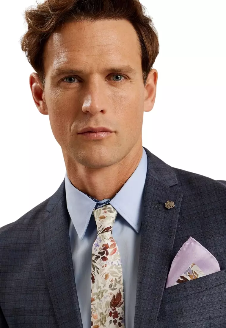 Buy TED BAKER Ted Baker Bold Floral Silk Pocket Square Online | ZALORA ...