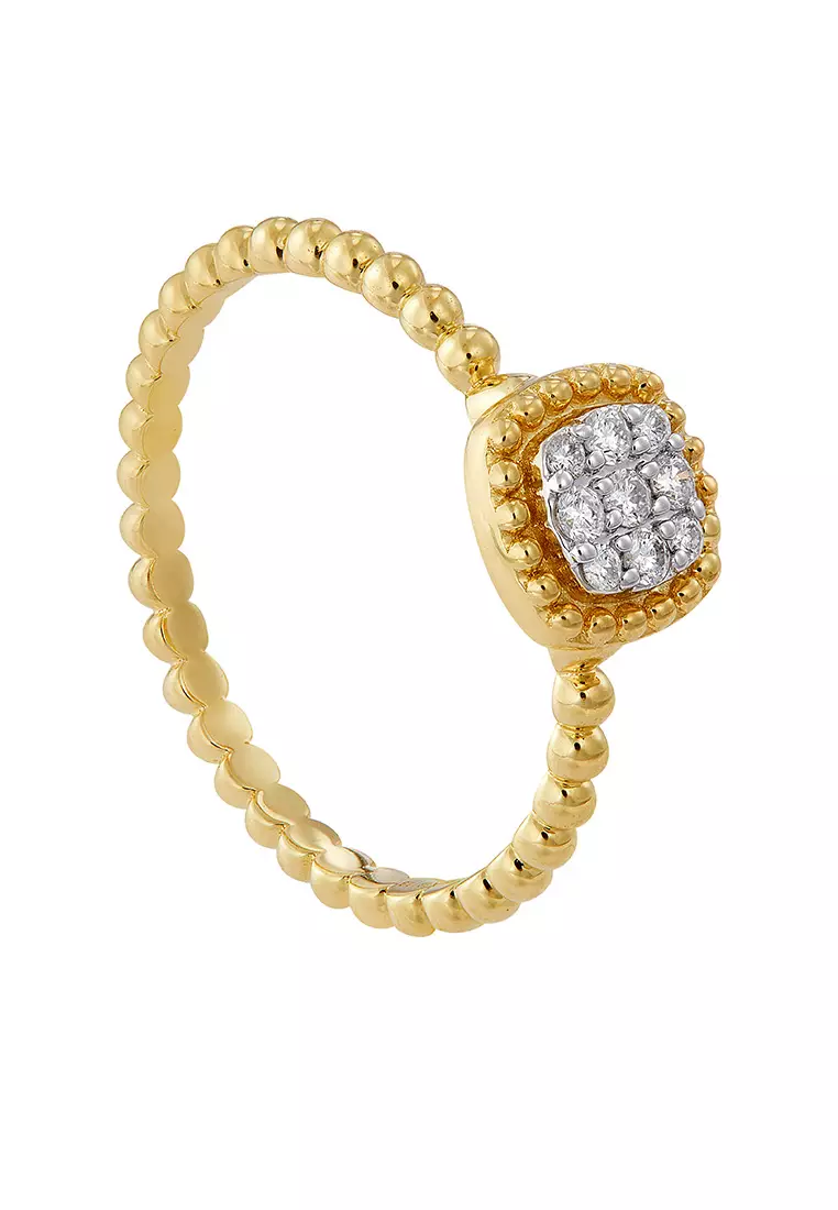 Buy HABIB HABIB MYRA | Diamond Ring in 375/9K Yellow Gold 268530124 ...