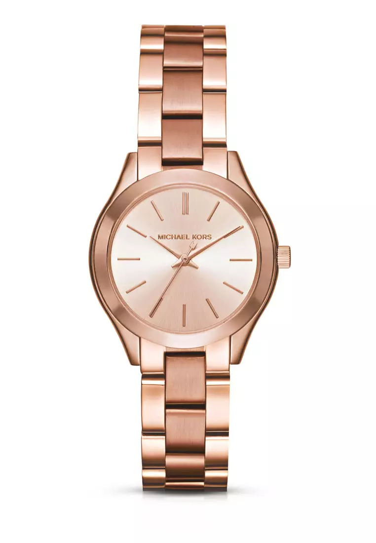 Buy MICHAEL KORS Mini Slim Runway Watch MK3513 Online | ZALORA Malaysia