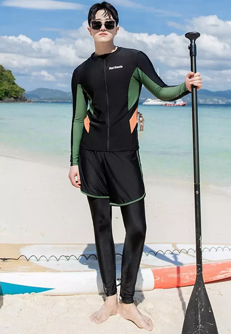 Buy LYCKA LLL3109 Korean Style Men Rash Guard 3-Pieces Set Multi Online ...