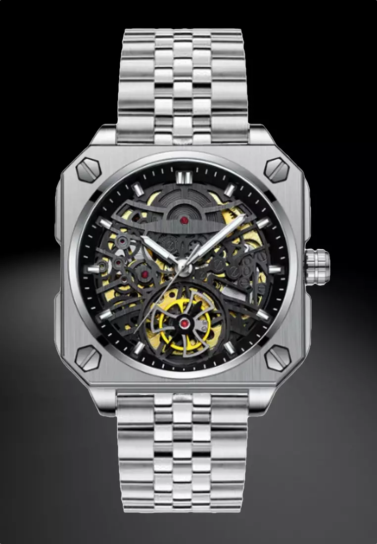 Buy EGLANTINE Volcano Automatic Steel Watch with Steel Bracelet 2025 ...