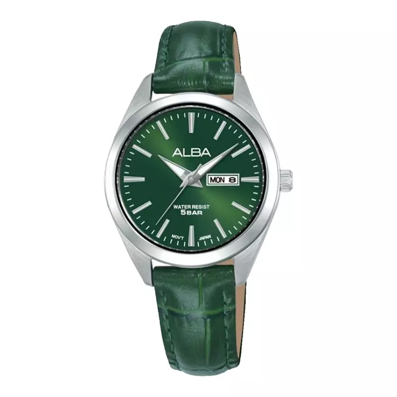 Jual Alba Jam Tangan Wanita Alba AN8125X1 Ladies Green Dial Green ...