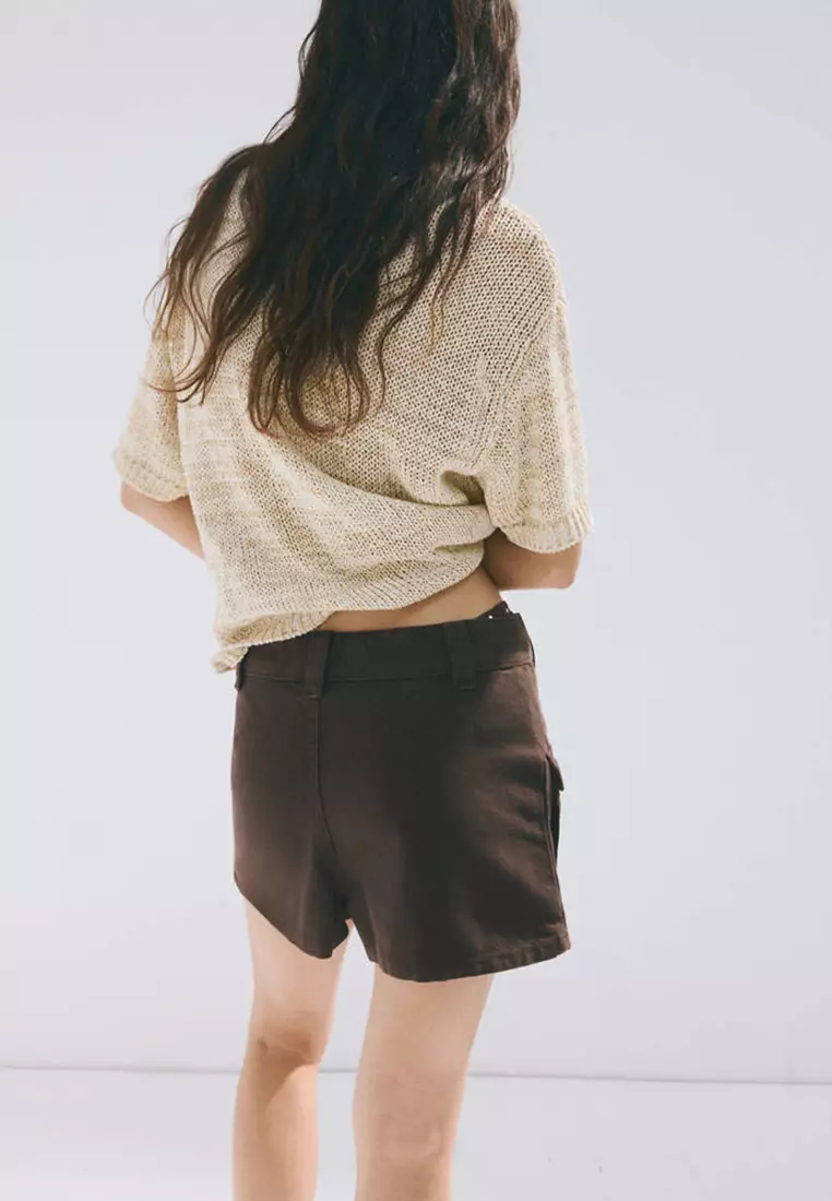 Buy Mango Short-Sleeved Marl Knit Jumper 2026 Online | ZALORA